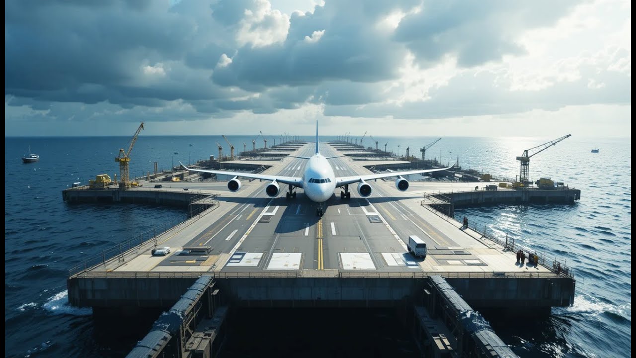 China’s $15 Billion Ocean Runway: Engineering The Impossible #China # ...