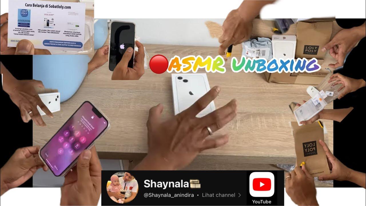 Asmr Unboxing Casing Iphone 13 And Asmr Pacifier Dr Browns Empeng