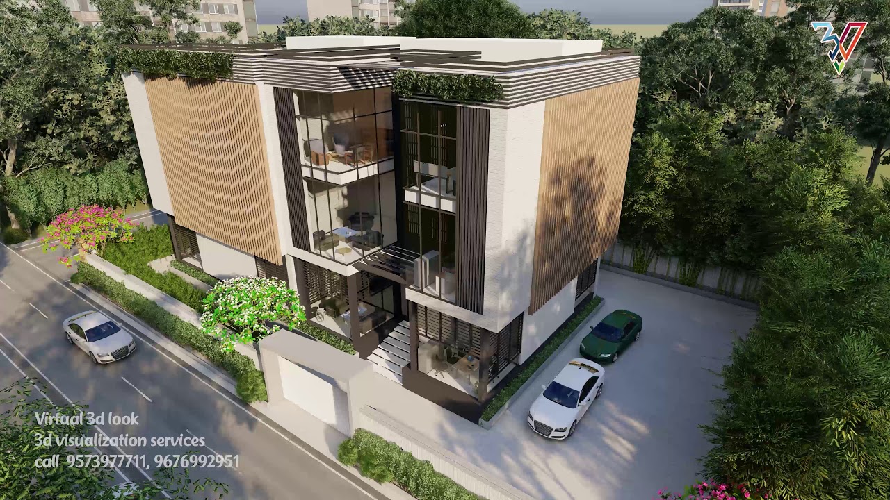 COMMERCIAL EXTERIOR RENDERING | ELEVATION DESIGN | 3D ANIMATION | 3D ...