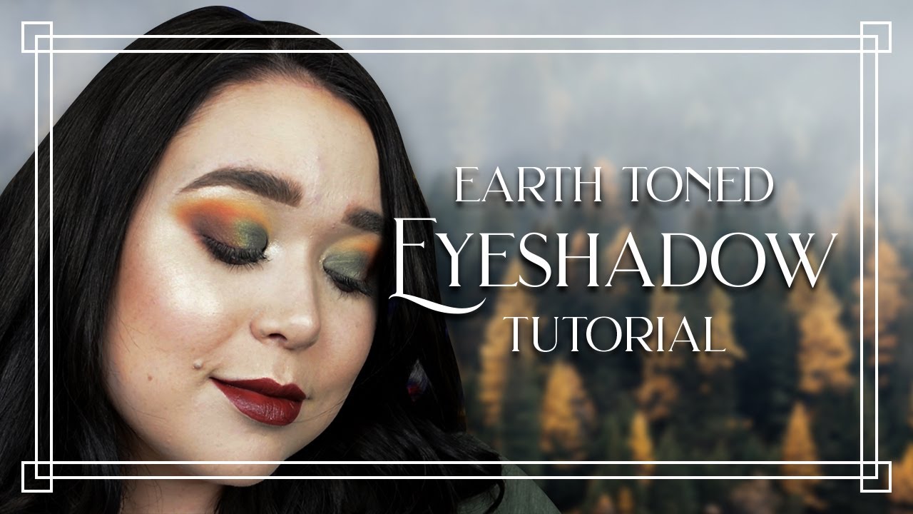 Earth Toned Eyeshadow Tutorial - YouTube