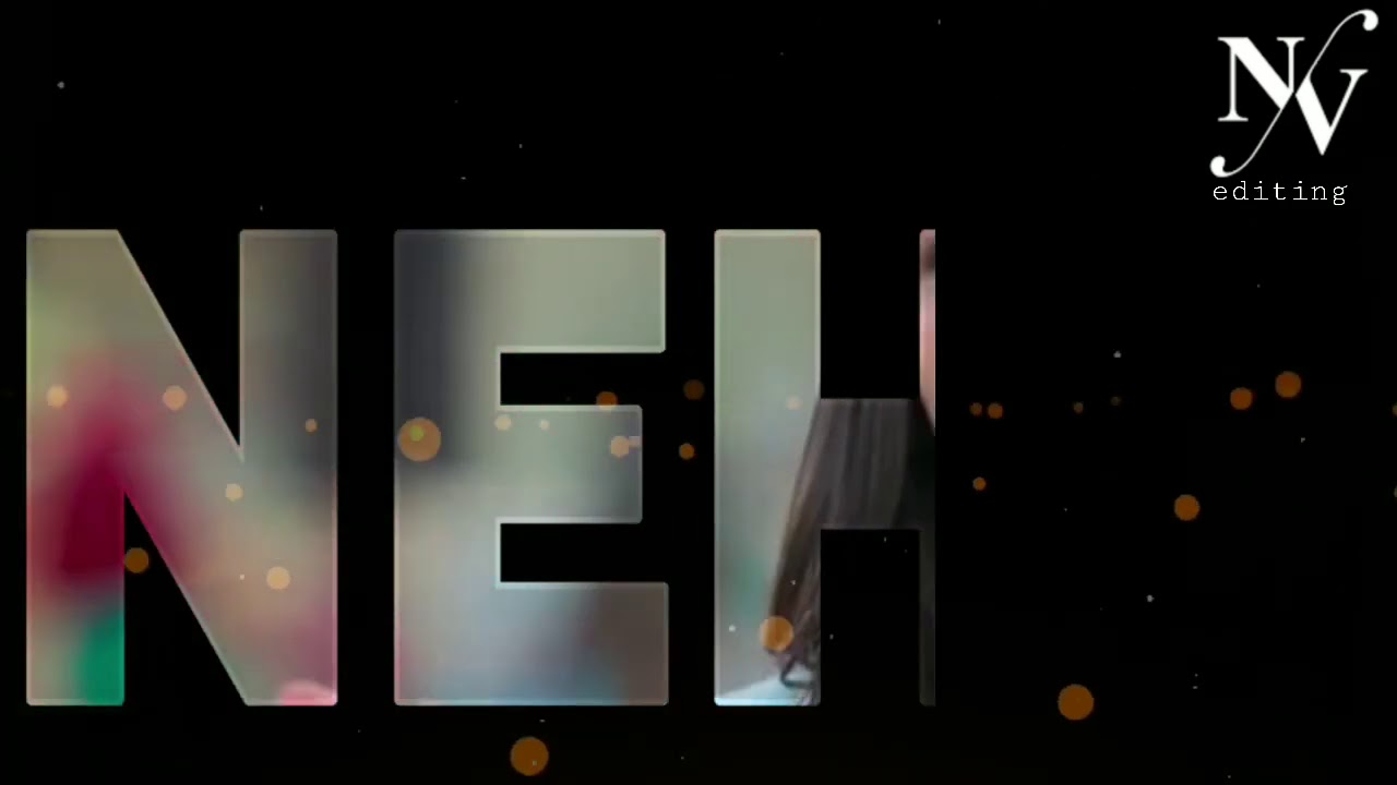 New style text name. NEHA name what app status. - YouTube