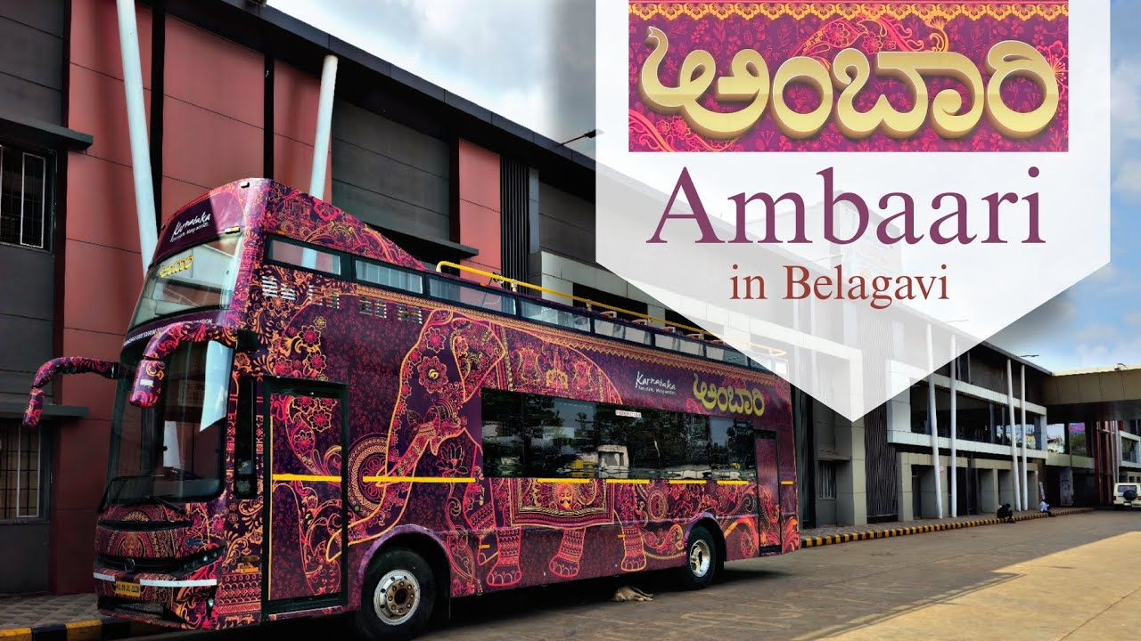 Ambaari Double Decker Bus in Belagavi - YouTube