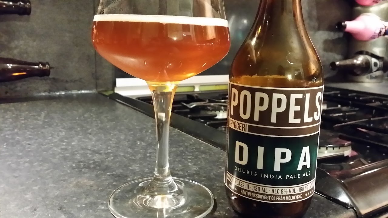 Poppels Bryggeri DIPA Double India Pale Ale | Swedish Craft Beer Review ...