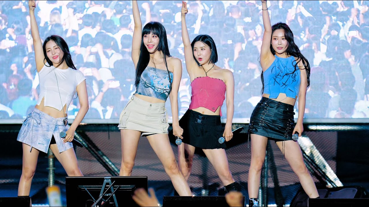 신인(?)걸그룹 브브걸(BB Girls) - We Ride (운전만해)@230525 경성대 축제 광안리 해수욕장 직캠 ...