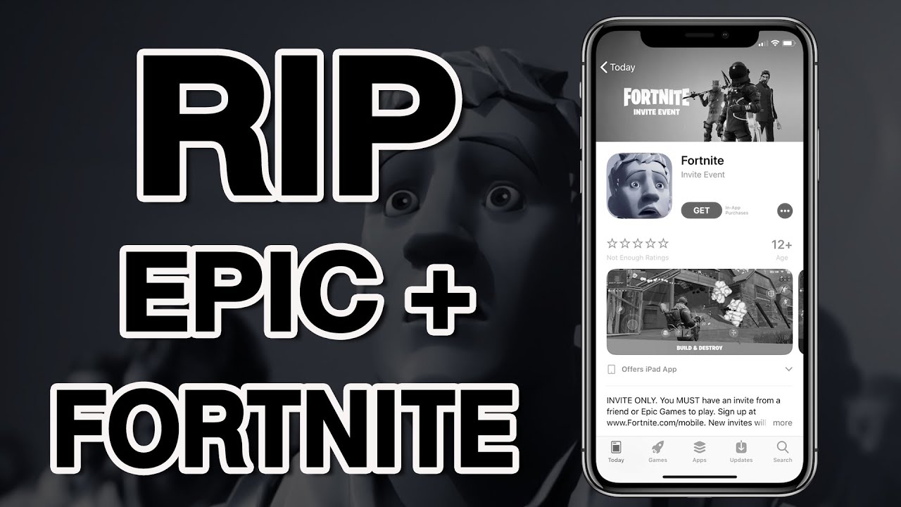 RIP Epic + Fortnite โหลดไม่ได้อีกต่อไป แม้จะเคยโหลดมาก่อน - YouTube
