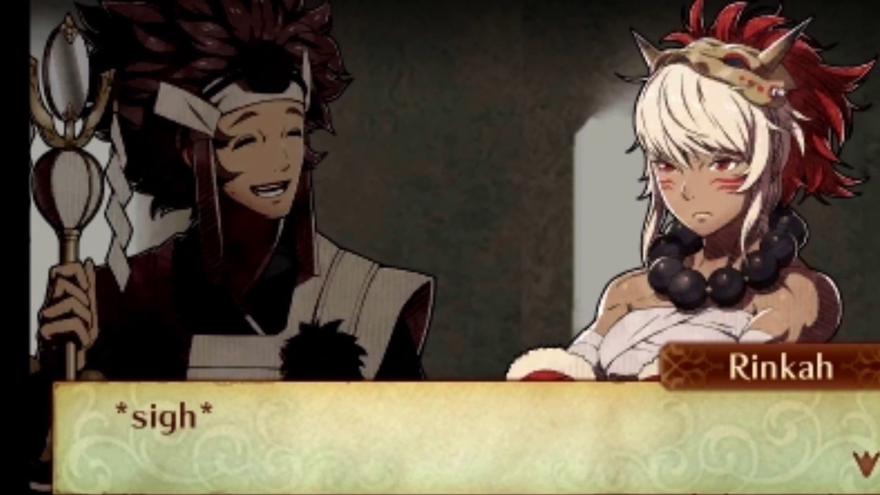 Fire Emblem Fates: Birthright Support Dialogue "A" Rinkah & Azama - YouTube