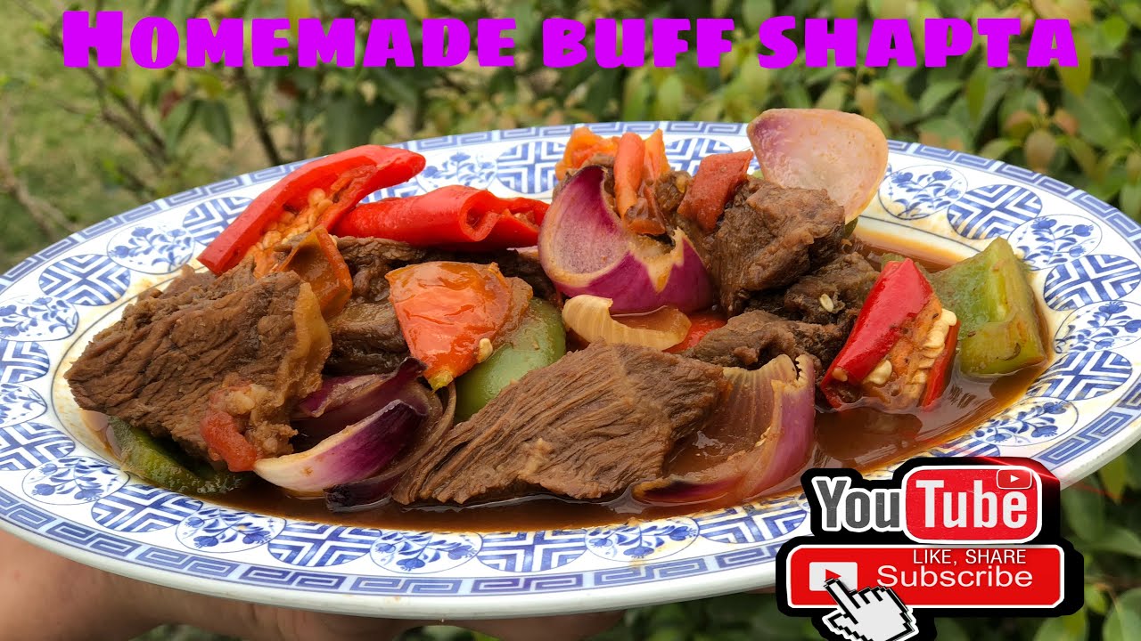 Homemade Tibetan shapta - YouTube