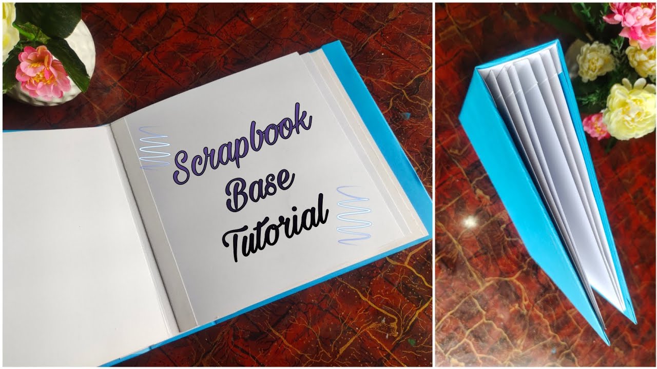 8 × 8 Inch scrapbook base tutorial | scrapbook base making| - YouTube