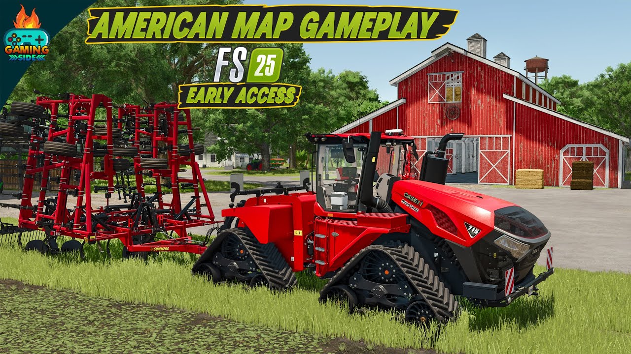 Playing American Map Farming Simulator 25 - Live Urdu Hindi Gameplay ...