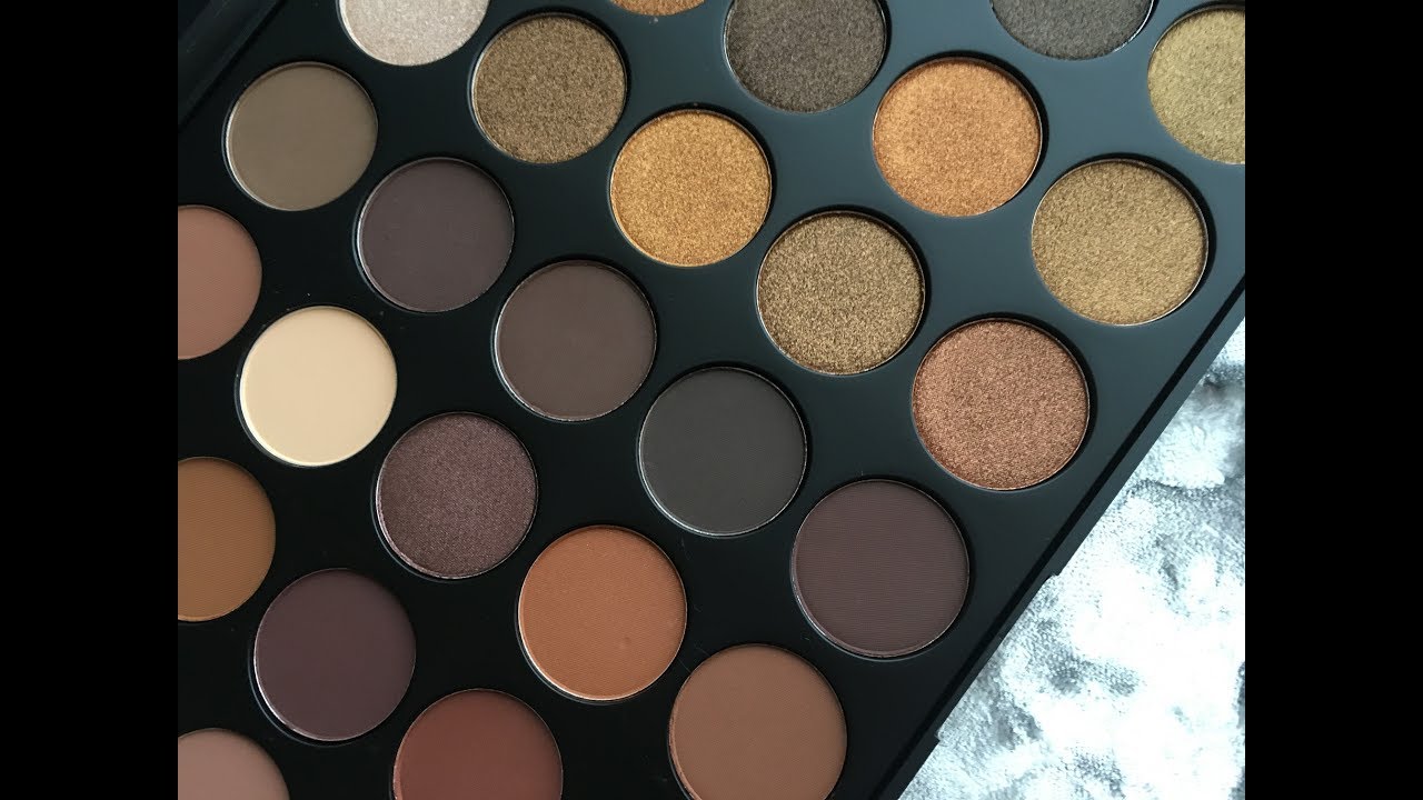 Morphe 35R Ready Set Gold Palette / Swatches & Tutorial - YouTube