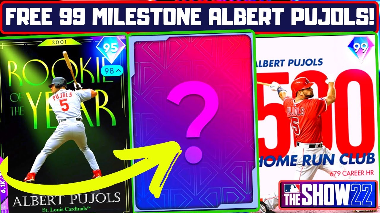 *FREE* 99 Ovr 700 HOME RUN ALBERT PUJOLS! MLB The Show 22 - YouTube