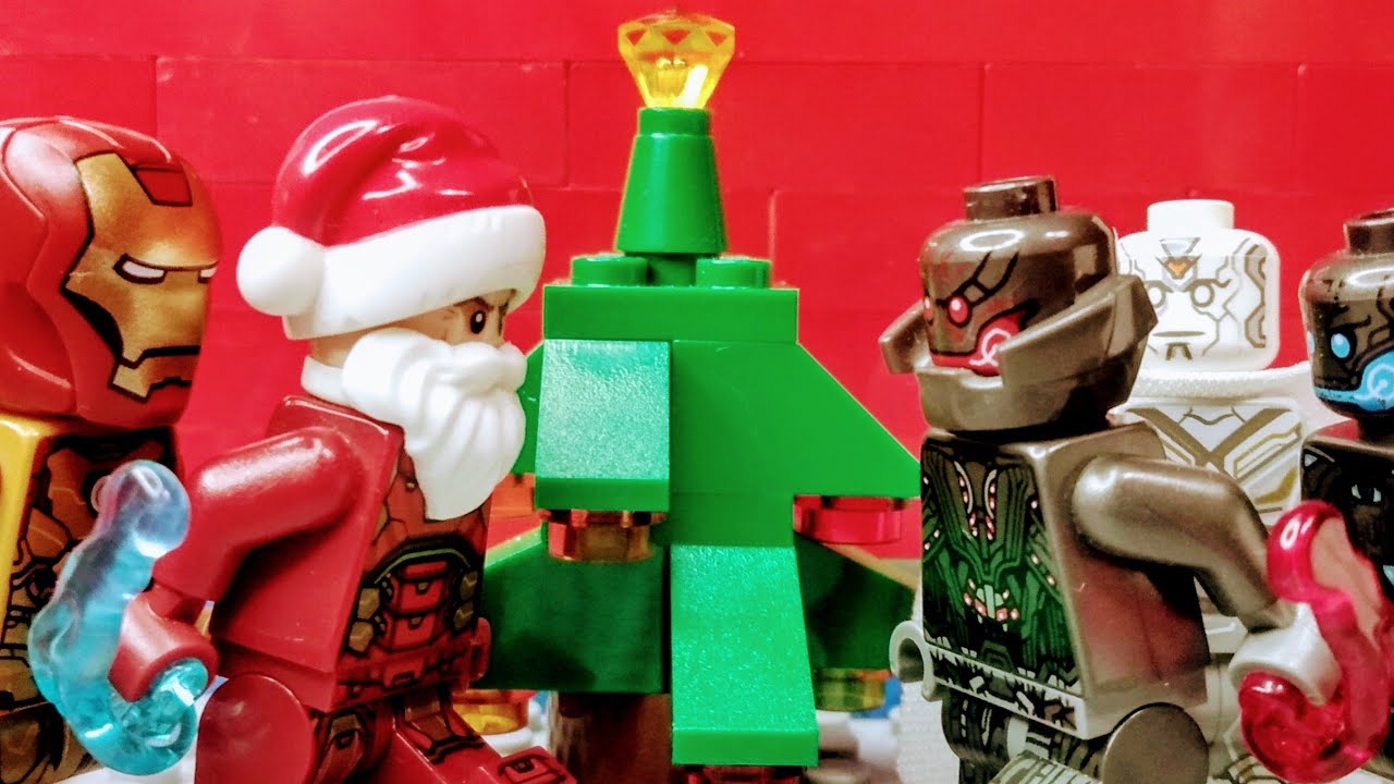 Lego Marvel Christmas Special: Iron Claus and Iron Man vs Ultron - YouTube