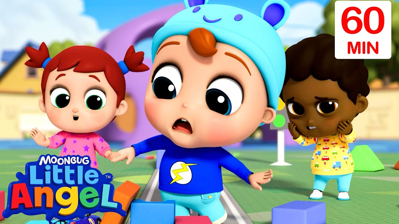 Playground Toy Car Racing | Little Angel - Sports & Games Cartoons for ...