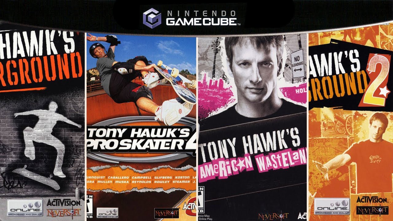 Tony Hawk's Games for Gamecube - YouTube