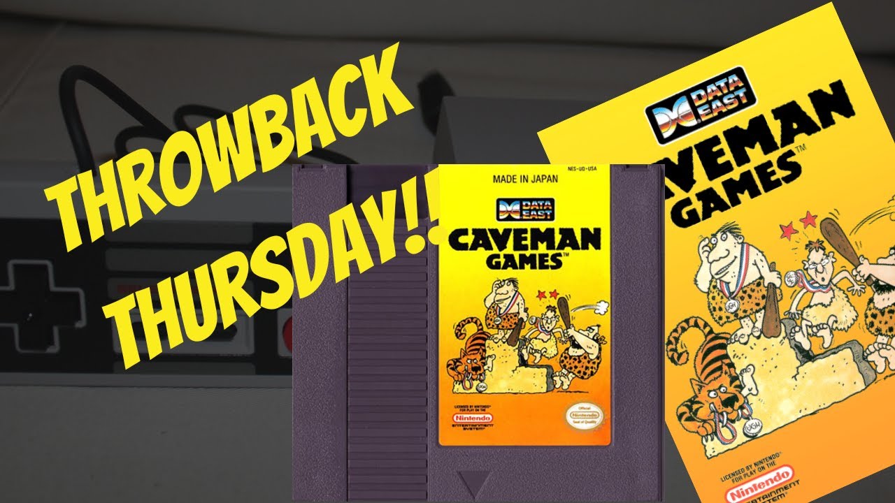 THROWBACK THURSDAY [17] | NES Caveman Games - YouTube