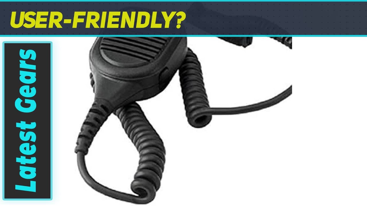 Motorola PMMN4069 Remote Speaker Microphone with Windporting - YouTube