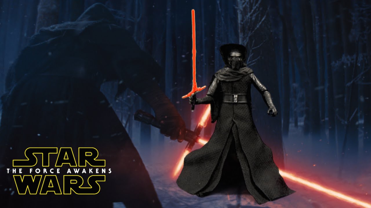 Star Wars The Force Awakens Black Series Kylo Ren from Hasbro - YouTube