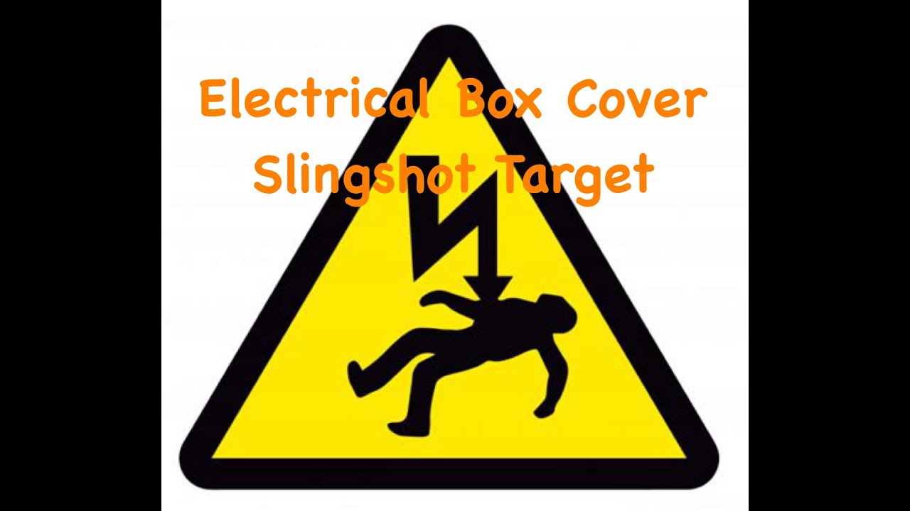 Electrical Box Cover Slingshot Target - YouTube