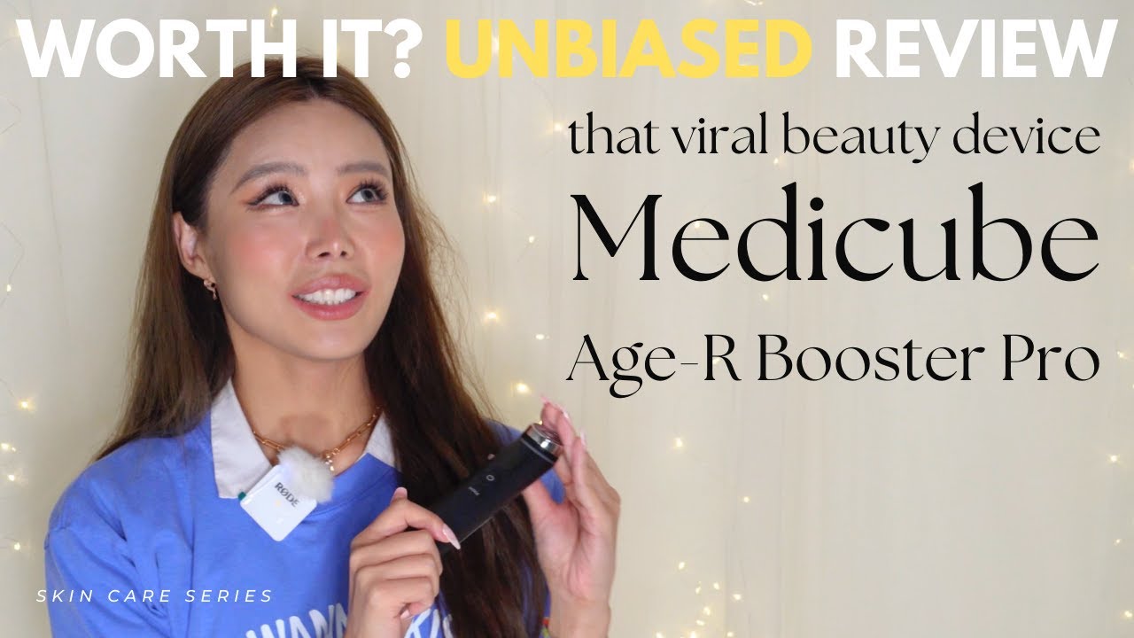 medicube age-r booster pro honest review after 4 weeks - YouTube