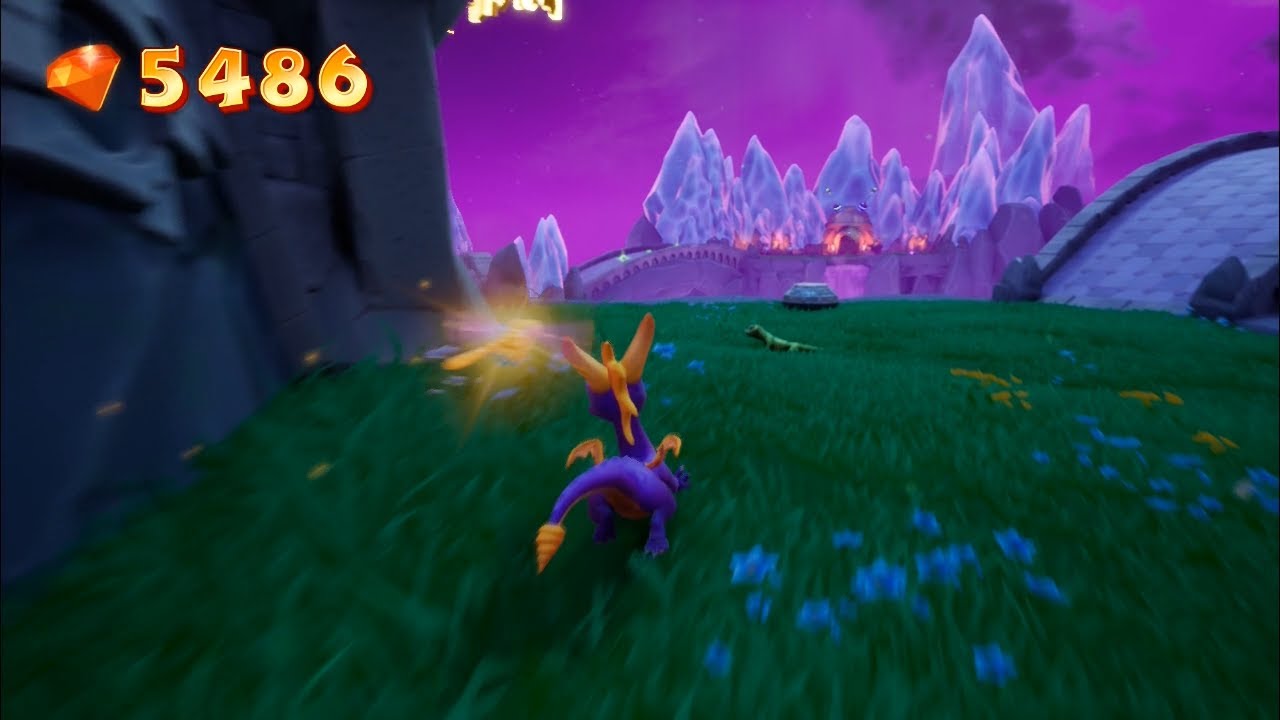 Let's Play Spyro Reignited Trilogy #62- Midnight Mountain; Agent 9's ...
