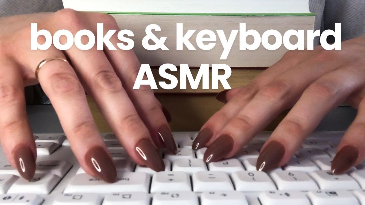 ASMR Books and Keyboard | Book Tapping, Keyboard Tapping | No Talking - YouTube