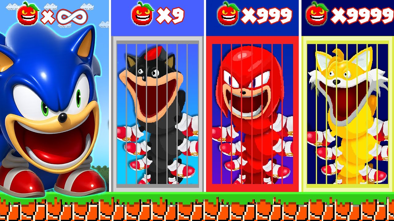 Can Mario Survive HUNGRY WORM EVOLUTION Phase 99999 vs Sonic, Shadow ...