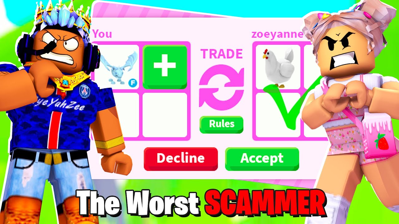 I Got SCAMMED By A SCAMMER In ADOPT ME!! What Should I Do... - YouTube