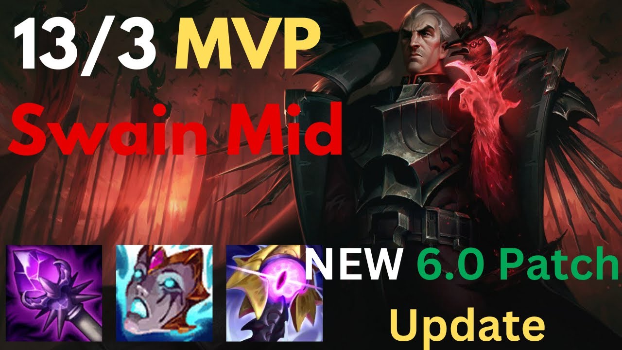 MVP Swain Mid Ranked Gameplay | League of Legends Wild Rift - YouTube