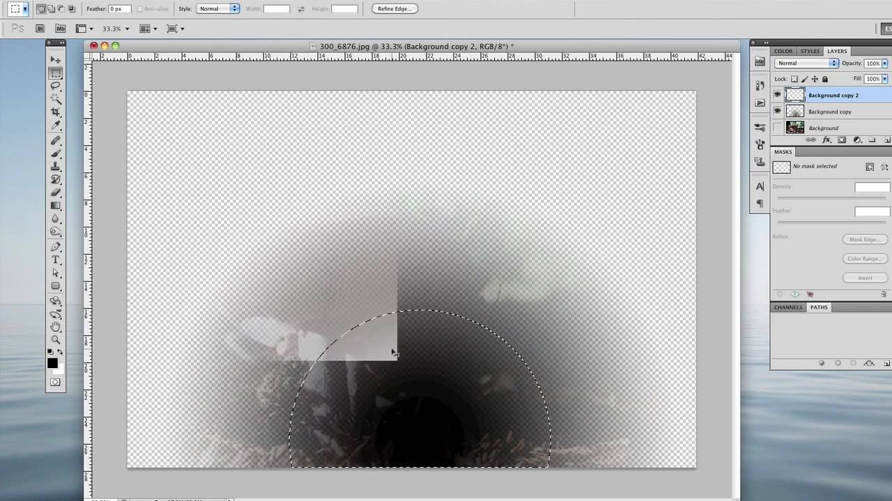 Quick and dirty Mask in Photoshop - YouTube