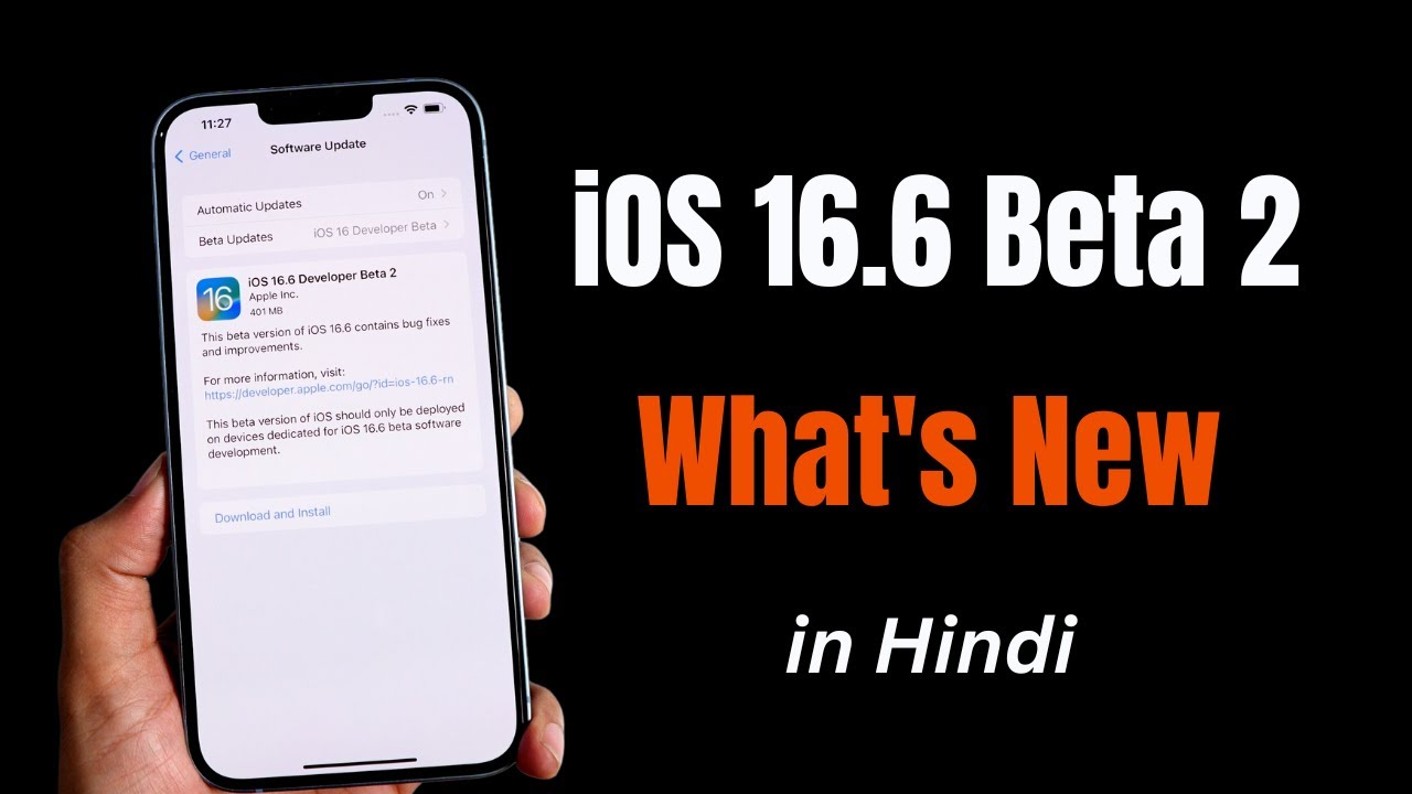 iOS 16.6 Beta 2 | iOS 16.6 Beta 2 What's New in Hindi - YouTube