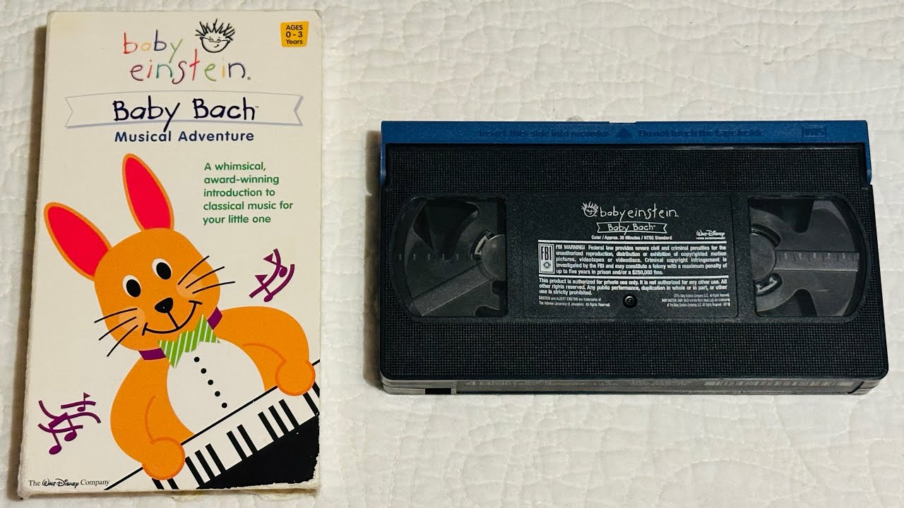 Opening to Baby Einstein: Baby Bach 2003 VHS (28th Anniversary Special ...