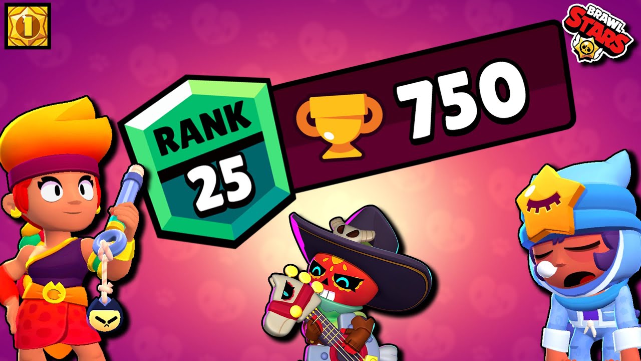 Πήγα τρεις Brawlers RANK 25 σε ένα βίντεο! (Brawl Stars) - YouTube