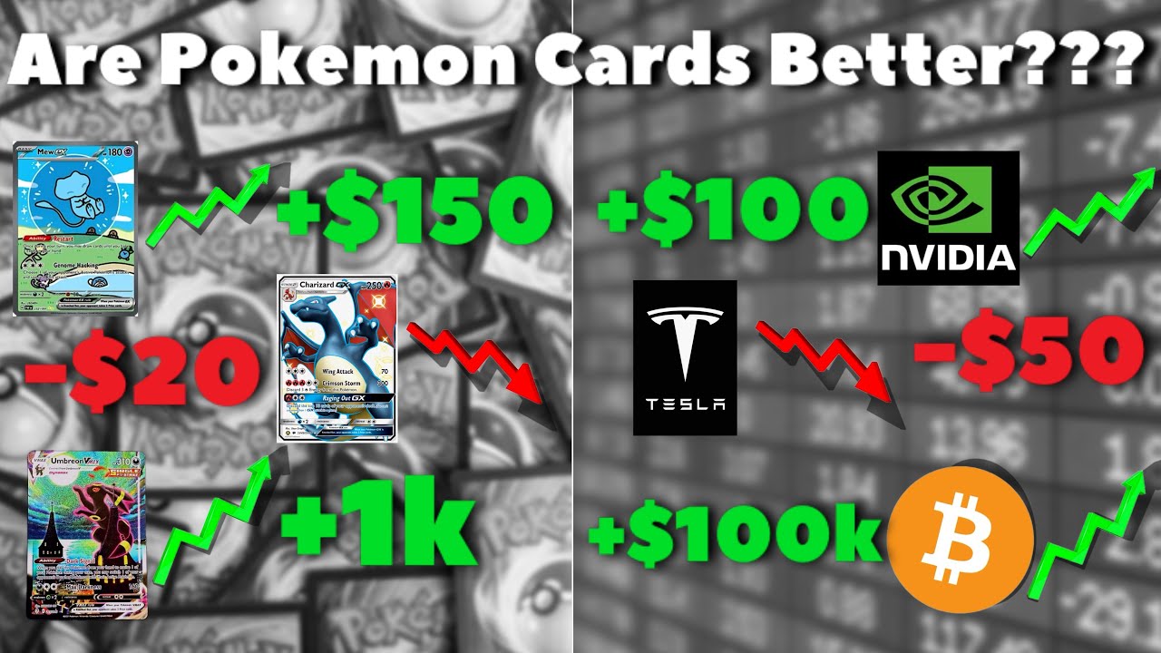$250 Pokemon Card Investment vs. $250 Stock Market Investment!!! Which ...