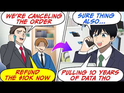 The Client CEO Canceled 1M Yen and Asked for a Refund! So I Took All the Data... [RomCom Manga Dub]