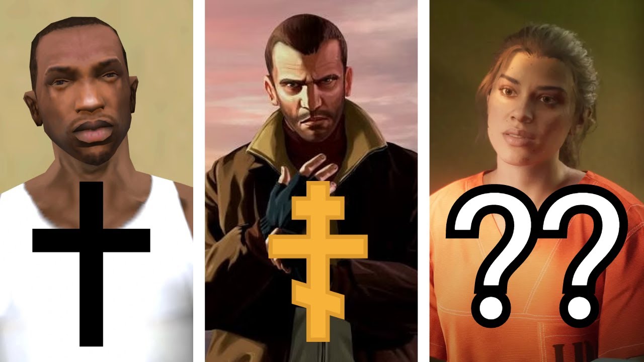 PROTAGONISTS Religions in GTA Games (GTA 6 INCLUDED) - YouTube