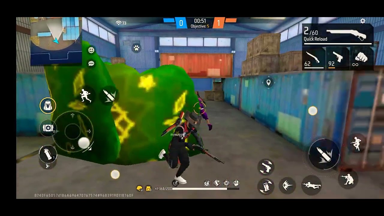 1vs 1in #lonevolf#free fire # T_Ggaming11 - YouTube