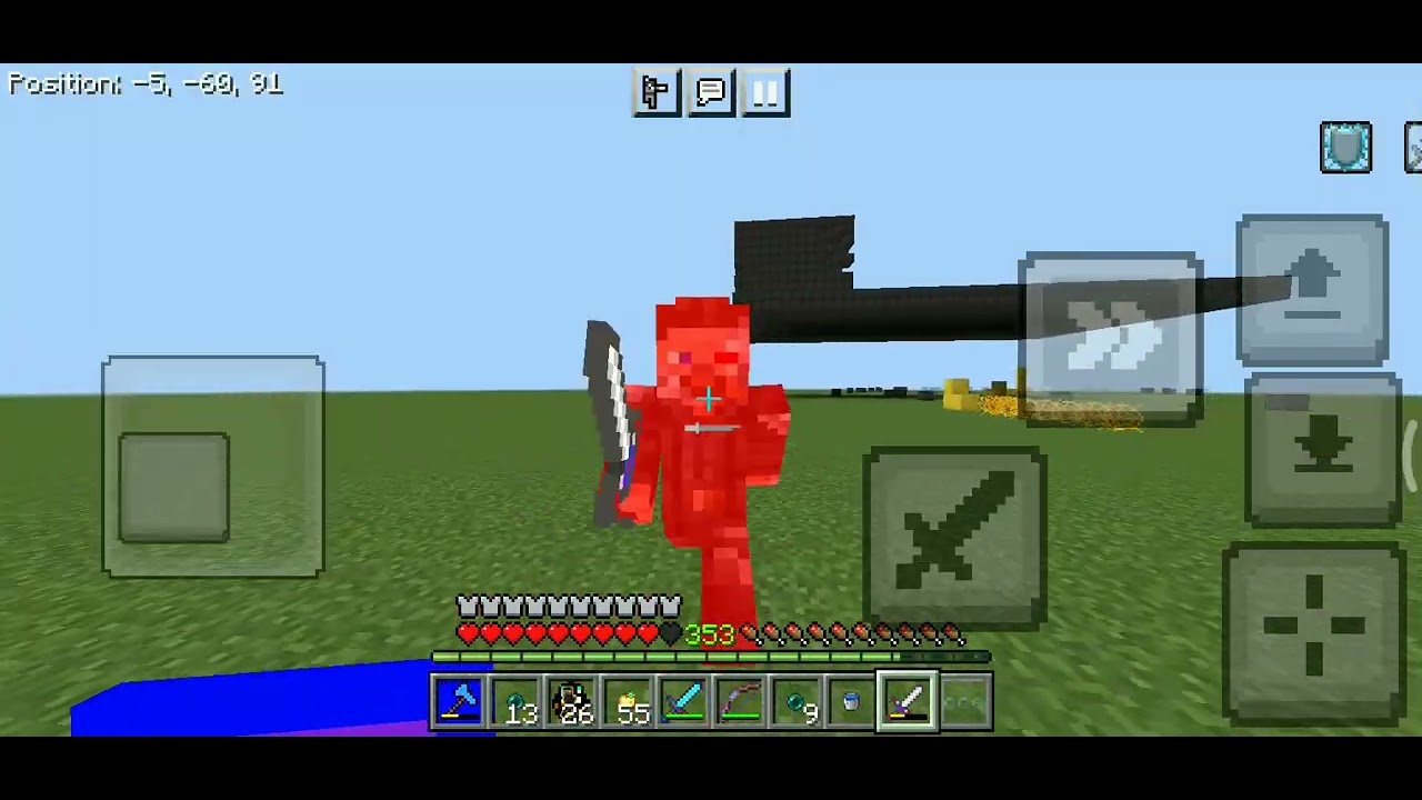 Practice Sword PvP In Pocket Edition | Java PvP Combet | - YouTube