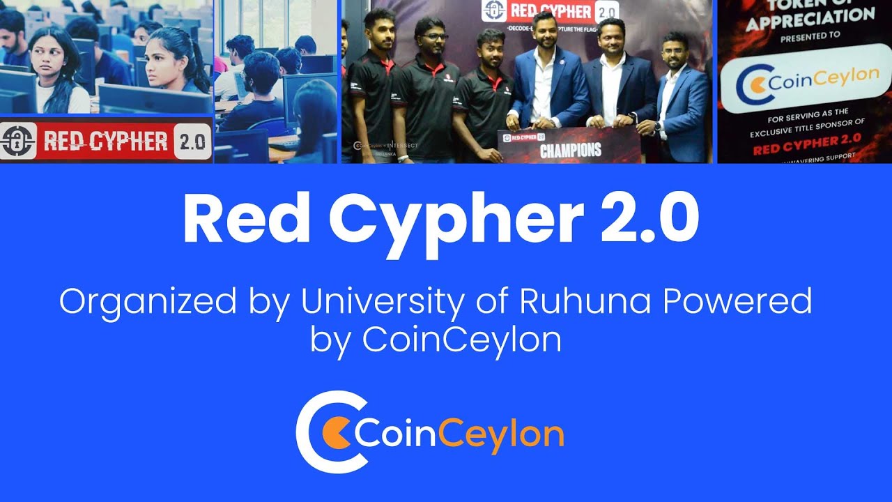 Highlights Reel from Red Cypher 2.0 - Organized by University of Ruhuna ...