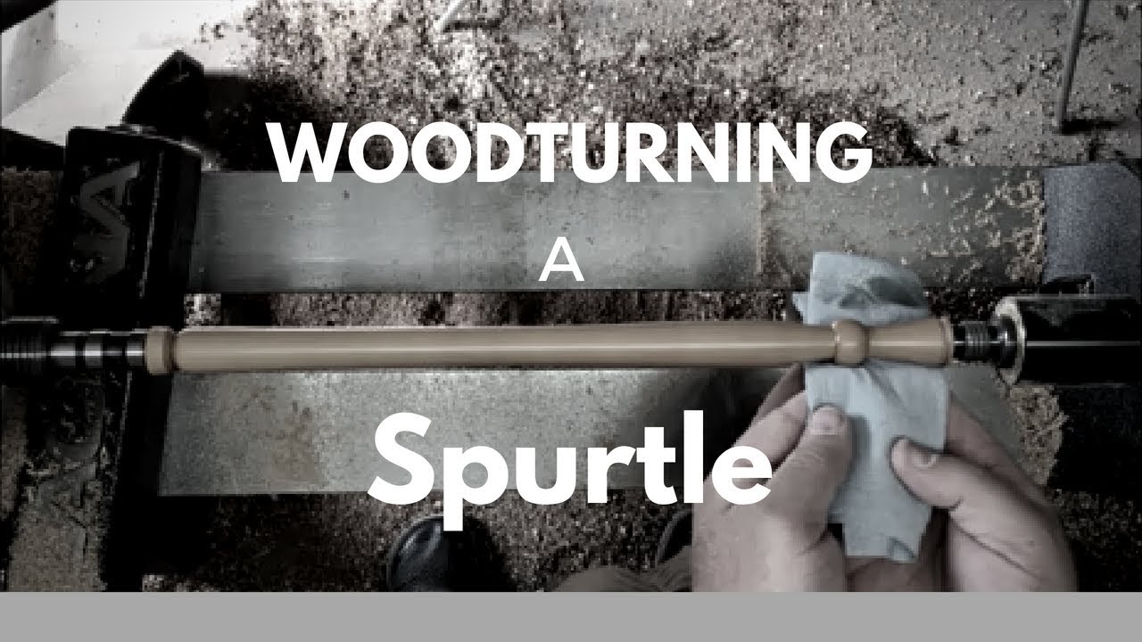 woodturning a spurtle - YouTube