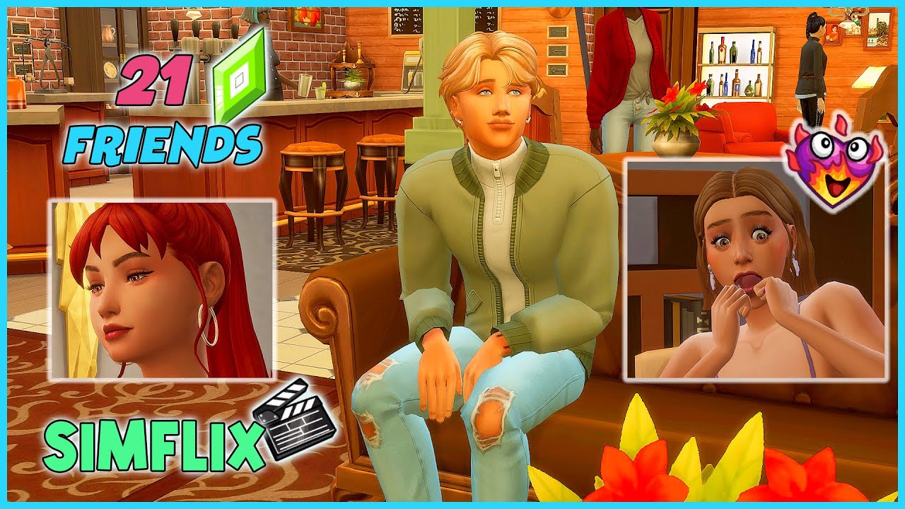 FRIENDS 02 👄 Simflix Legacy Challenge // The Sims 4 - YouTube