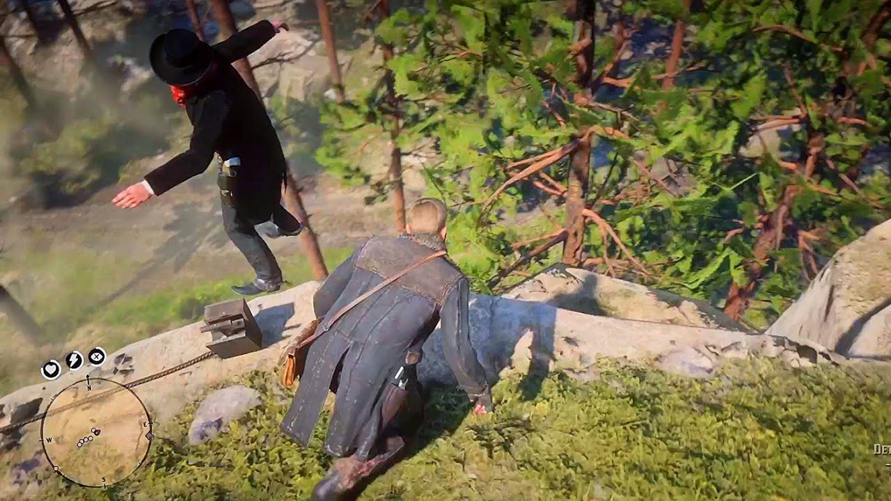 Dutch Accidentally Fell Off A Cliff😂 - RDR2 - YouTube