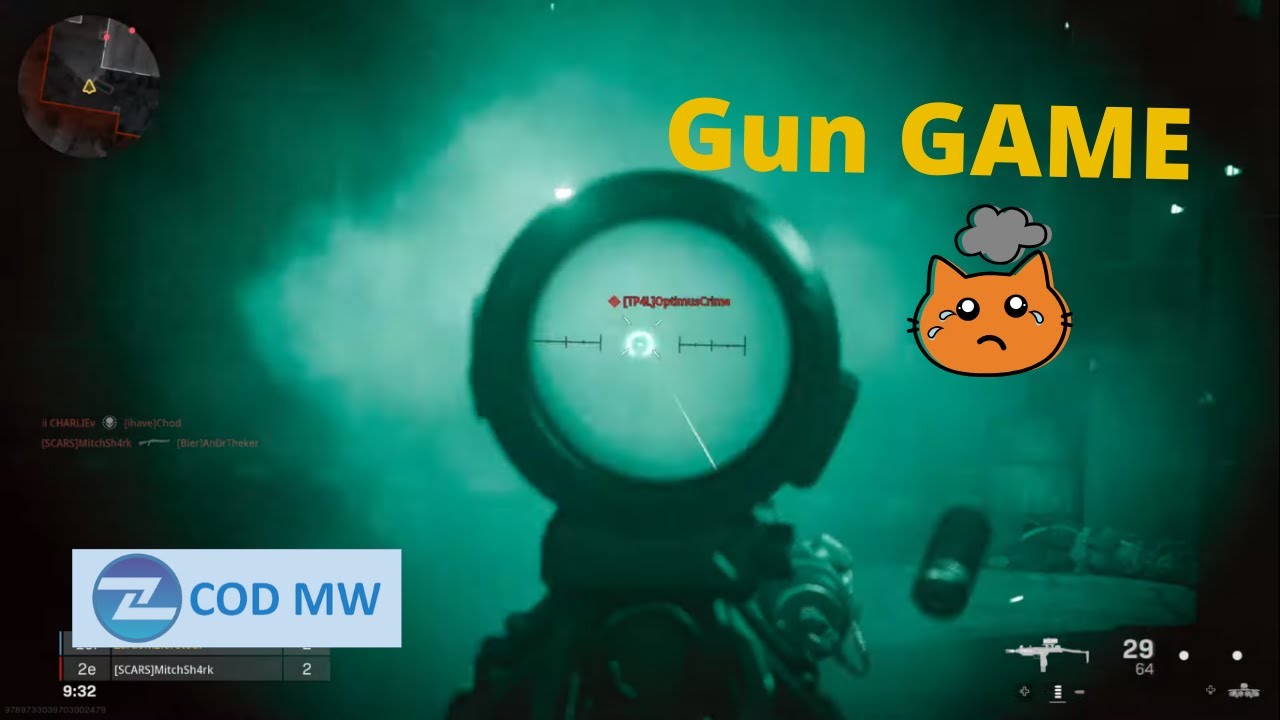 Call of Duty Modern Warfare (4k) : Gun game, my first...and last game ...