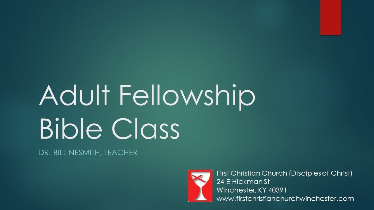 Dr. Bill Nesmith Continues Teaching the Book of Acts. Lesson 53. NOV 16 ...