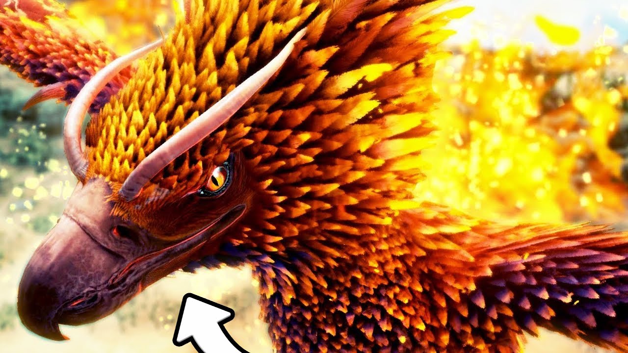 HOW TO TAME THE LEGENDARY FIRE PHOENIX - MODDED ARK SURVIVAL EVOLVED ...