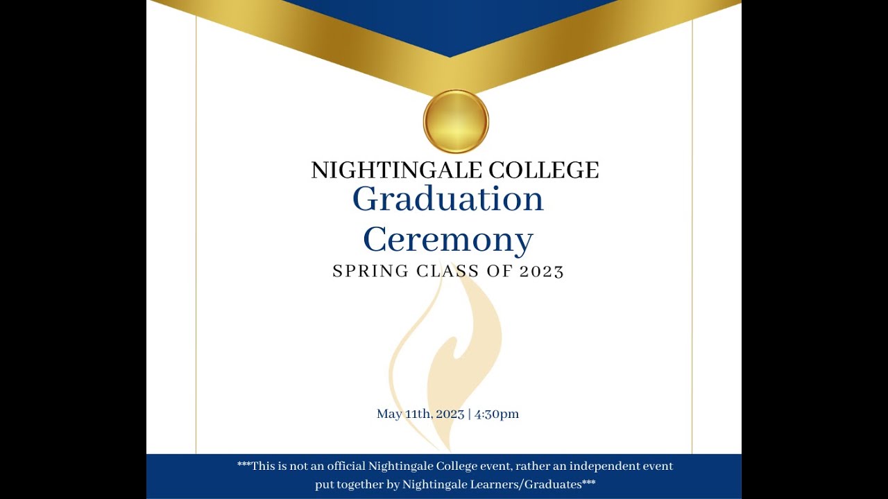 Nightingale College Spring 2023 Graduation (Las Vegas, NV) May 11, 2023 ...