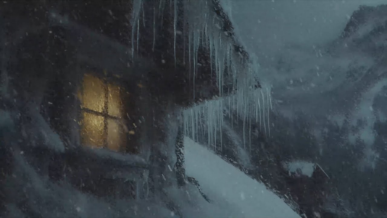 Deep Sleep with Howling Winds & Snowstorm | Intense Blizzard Sounds for ...