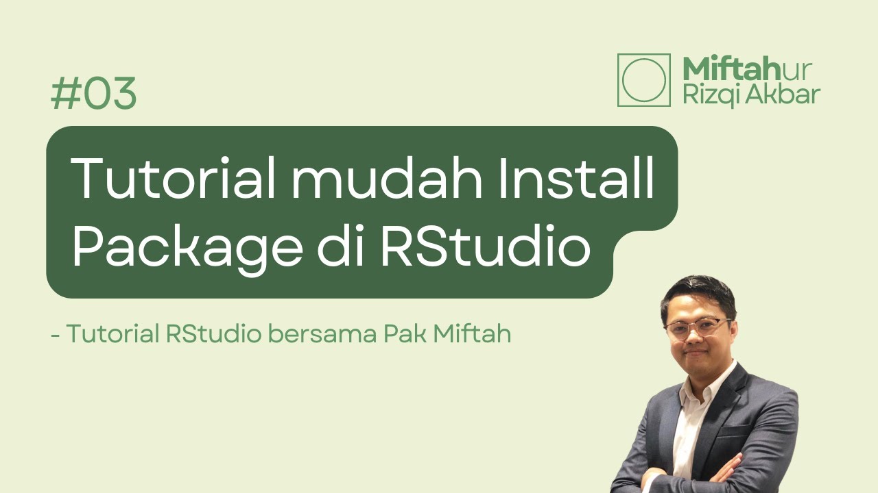 Tutorial Cara Mudah Install (Instalasi) Package R Studio / RStudio ...