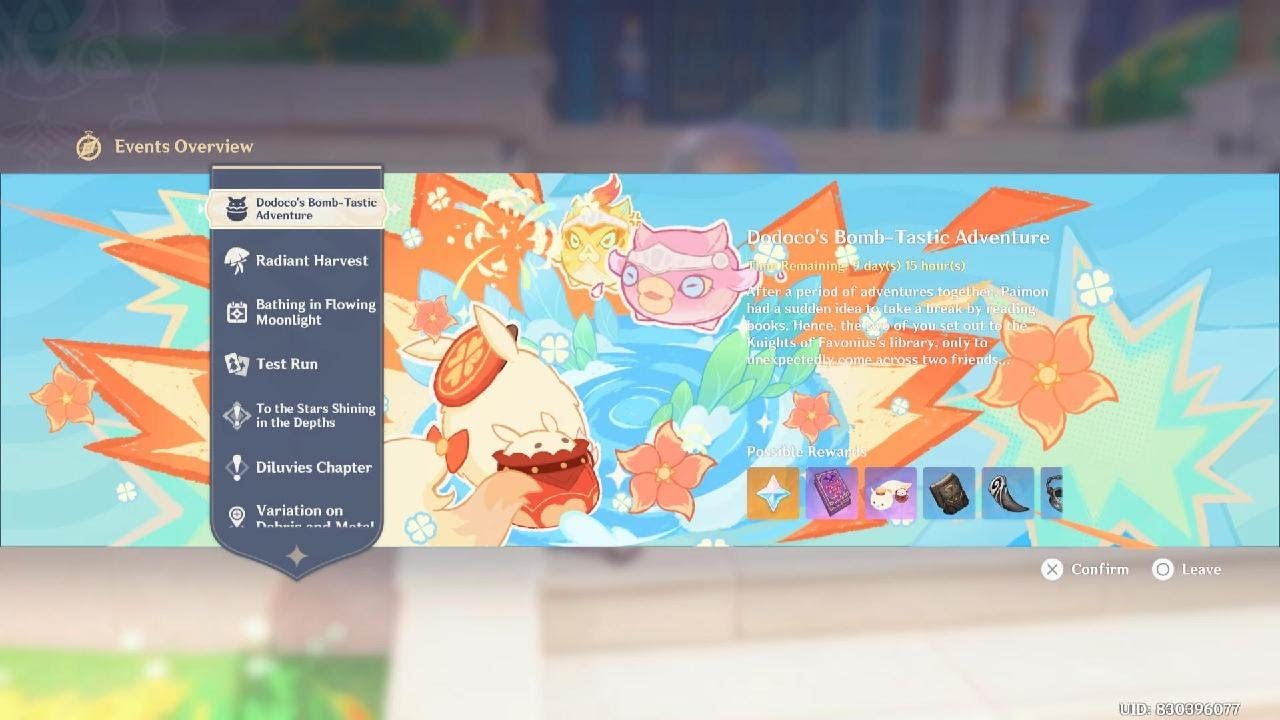 Dodoco's Bomb-Tastic adventure Klee's aquatic bizarre adventure episode ...