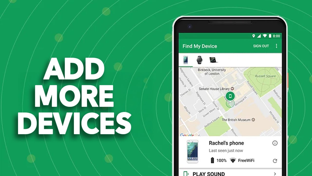 How to Add More Devices to Google Find My Device - YouTube