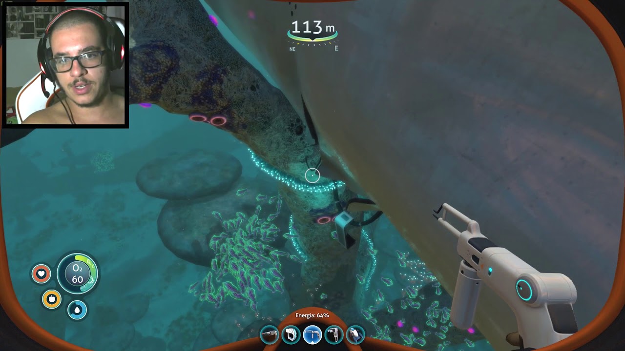 subnautica- #8 - Estação de modificação , Stasis Rifle - YouTube